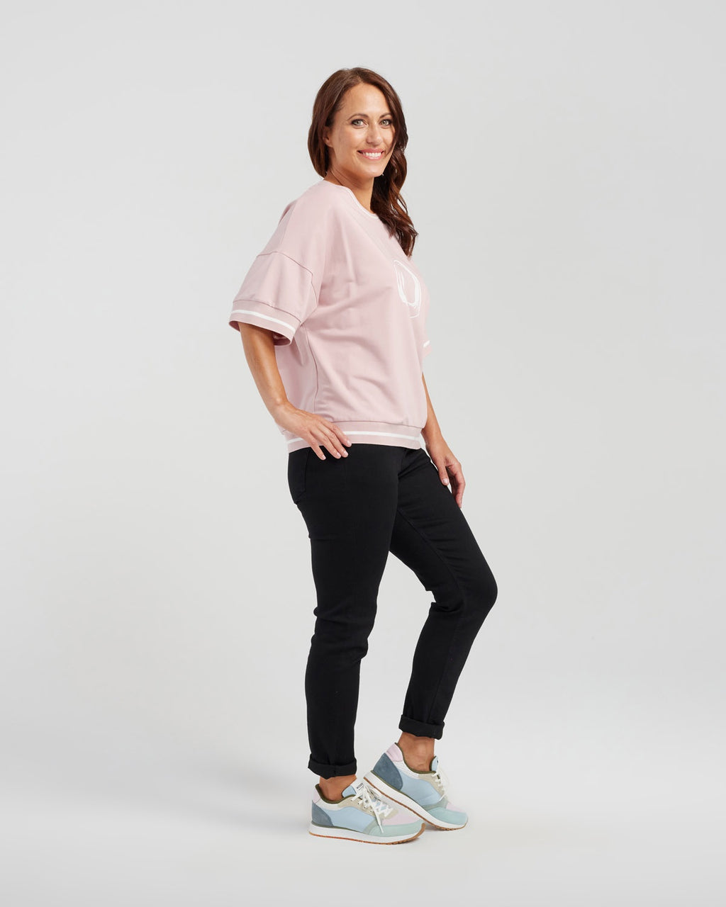 Gemma Top - Pastel Pink – CUT Clothing NZ