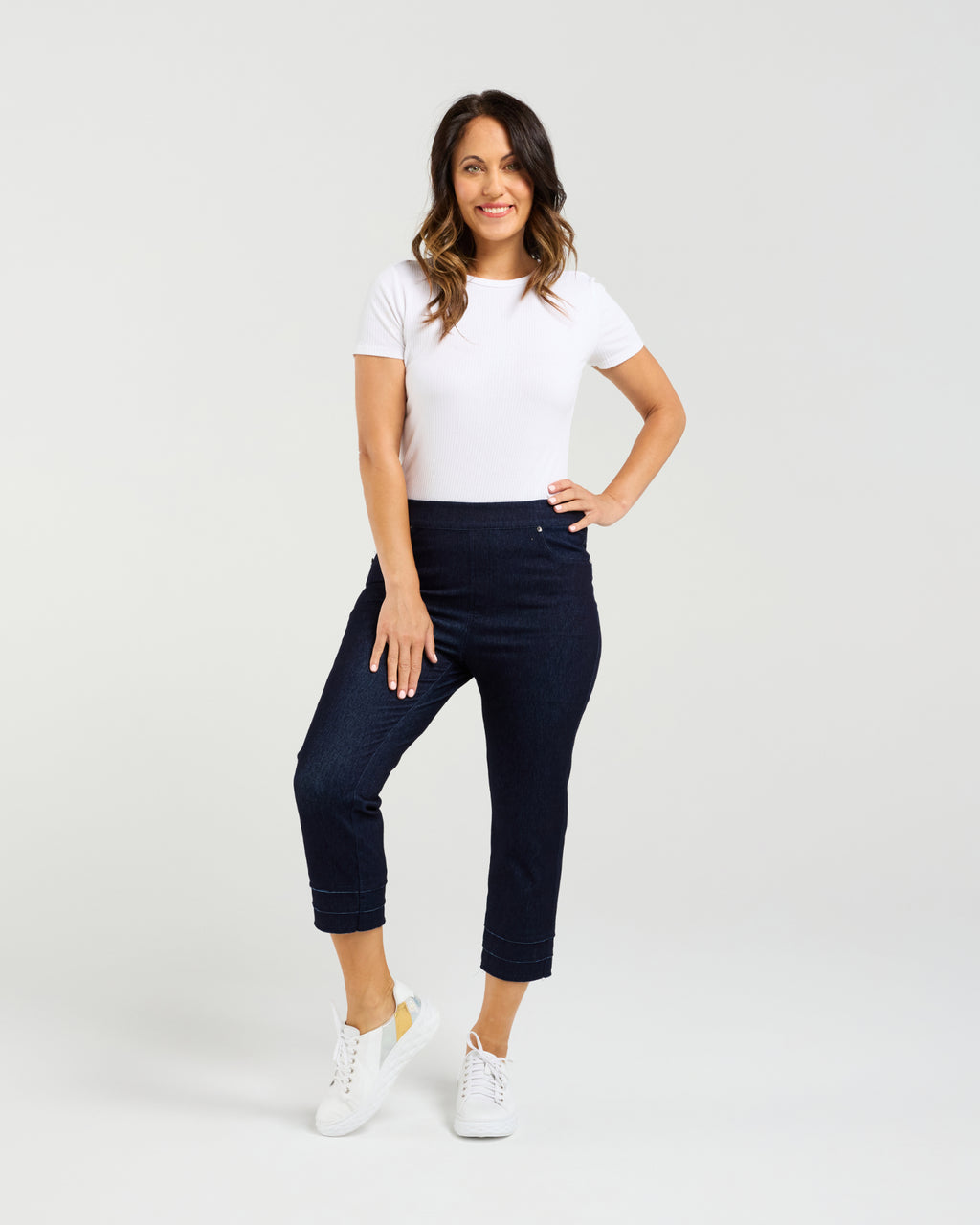 Felicity Pant - Dark Blue – CUT Clothing NZ